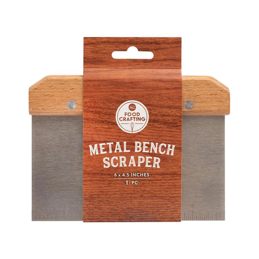 American Crafts Food Crafting - Metal Bench Scraper - Beautiful Baking