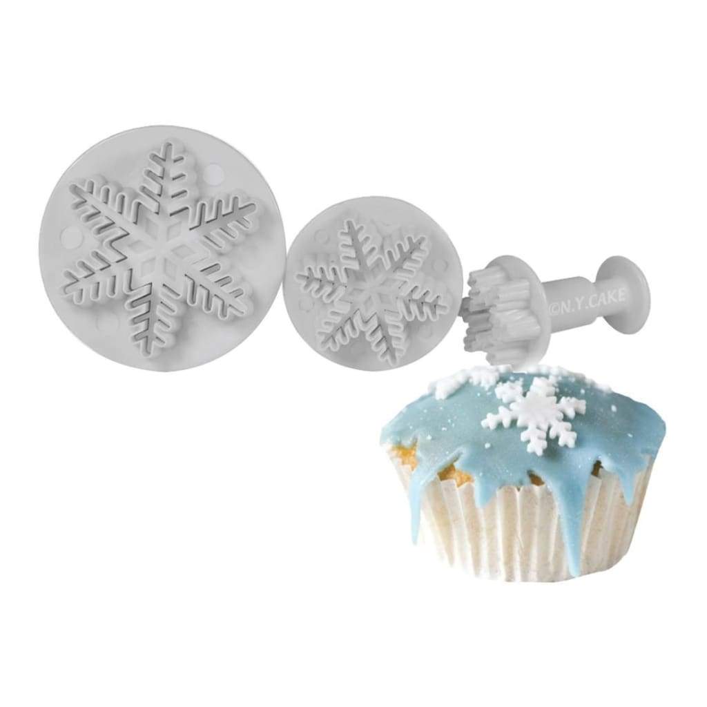 NY Cake Plunger Cutters 3 pack Snowflake* - Beautiful Baking